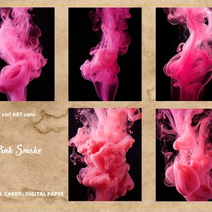 Smoke Printable Paper Smoke Effect Screen Smoke Pink Smoke Printable ...