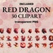 120 Dragons Clip Art Bundle, Dragon Bundle, Fantasy Clipart, Creatures ...