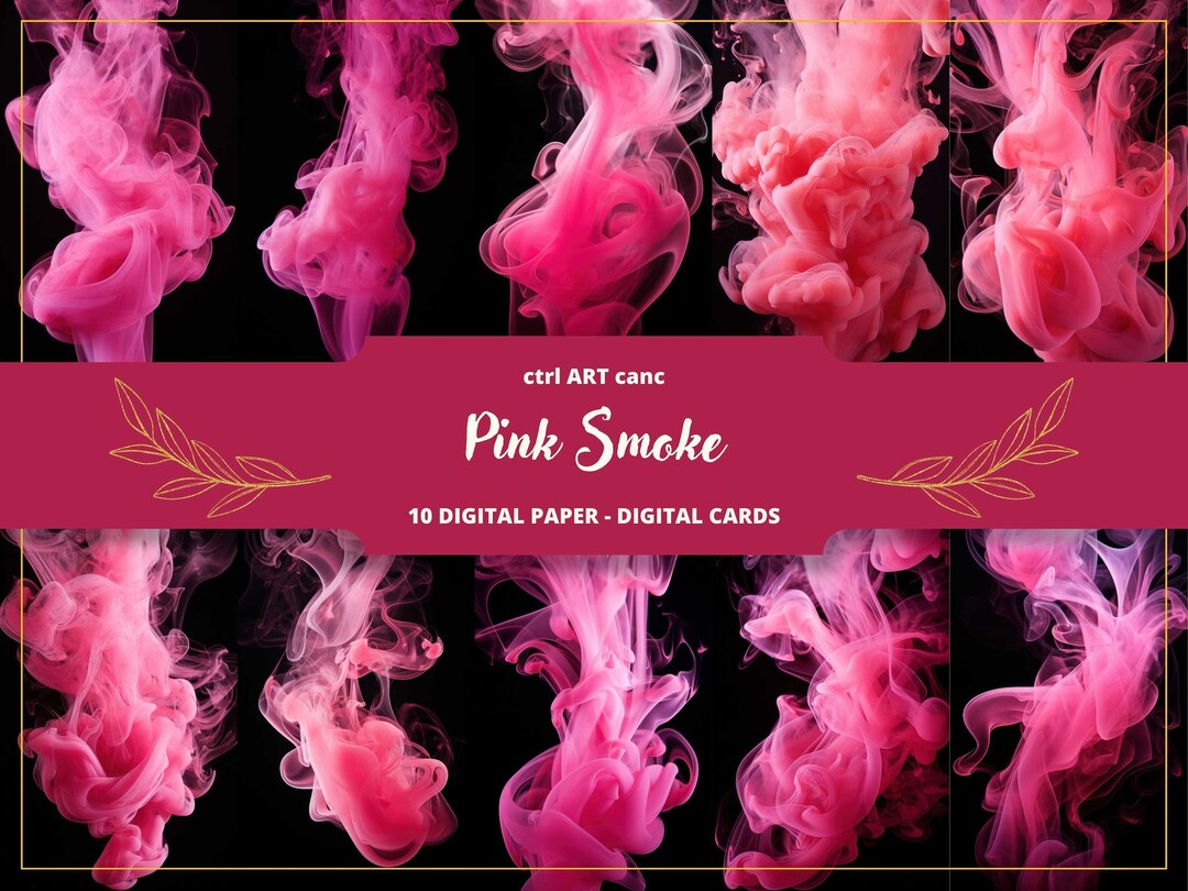 Smoke Printable Paper Smoke Effect Screen Smoke Pink Smoke Printable ...