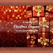 Red & Gold Christmas Digital Paper, Christmas Wrapping Paper, Junk ...