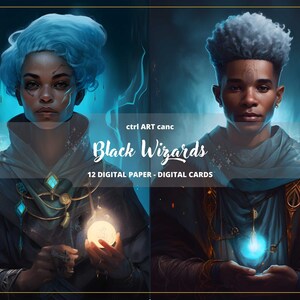 12 Black Wizards, Afro-american, Afro-descendant, School of Magic ...