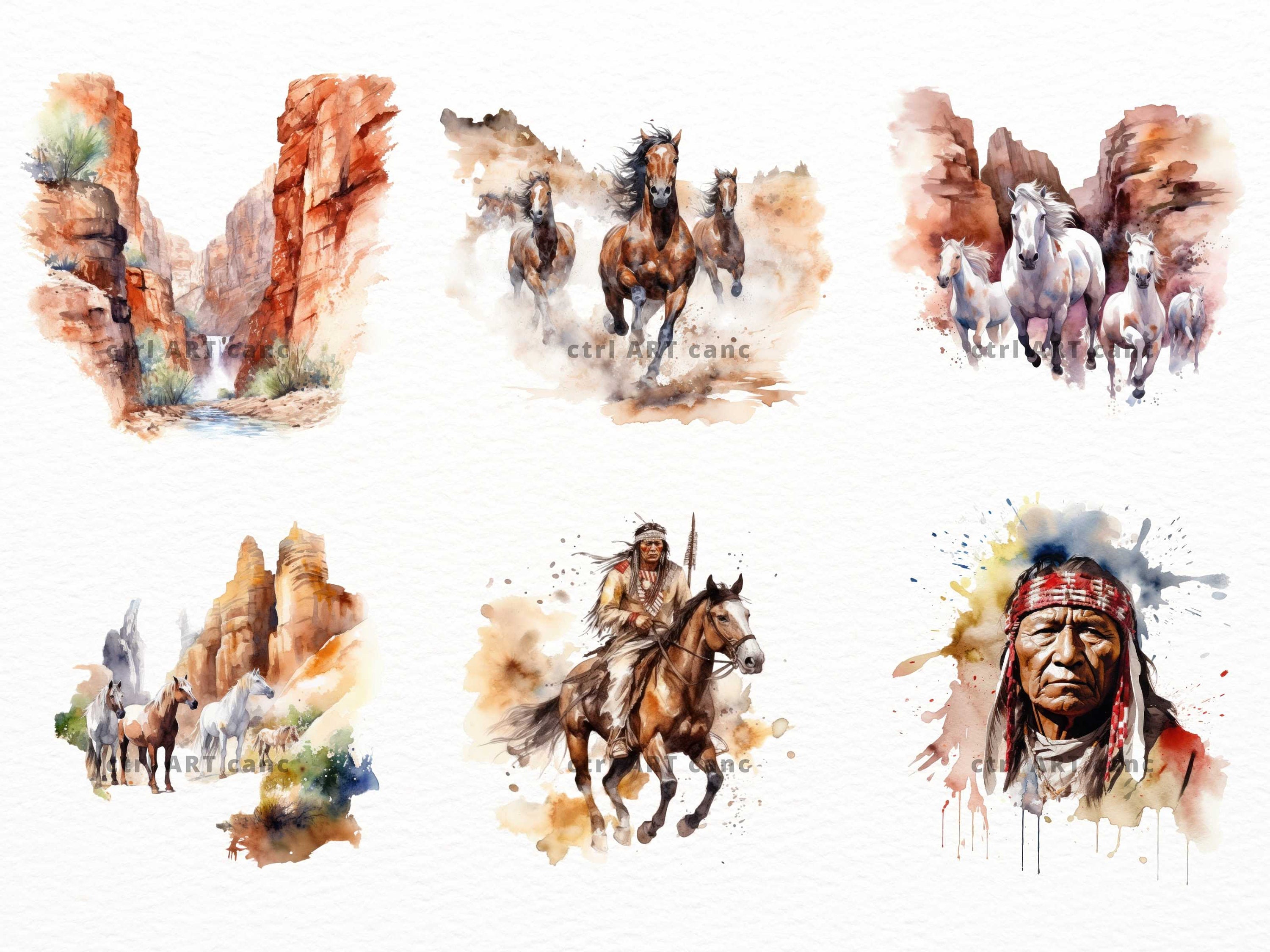 Native American Clipart Apache Clipart Sioux Clipart - Etsy Australia