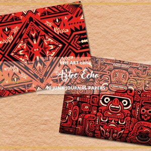 Aztec Digital Paper Maya Journal Kit Inca Printable Paper Maya ...