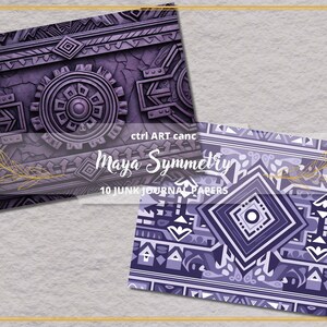 Aztec Digital Paper Maya Journal Kit Inca Printable Paper Maya ...