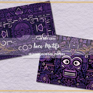 Aztec Digital Paper Maya Journal Kit Inca Printable Paper Maya ...