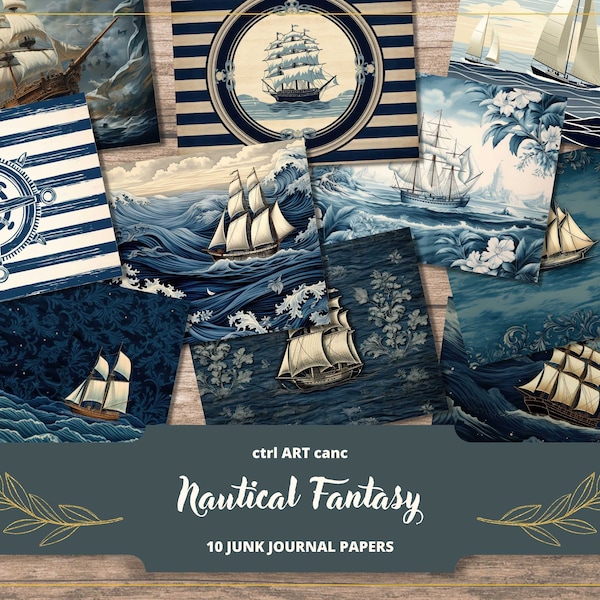 Nautical Scrapbook - Etsy