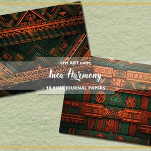 Aztec Digital Paper Maya Journal Kit Inca Printable Paper Maya ...