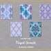 Purple Damask Digital Paper Damask Printable Paper Damask Pattern ...