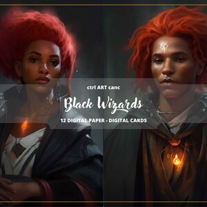 12 Black Wizards, Afro-american, Afro-descendant, School of Magic ...