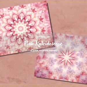 Kaleidoscope Background Mandala Digital Paper Printable Kaleidoscope ...