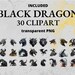 120 Dragons Clip Art Bundle, Dragon Bundle, Fantasy Clipart, Creatures ...