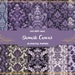 Purple Damask Digital Paper: Scrapbook & Journal Kit (digital Download ...
