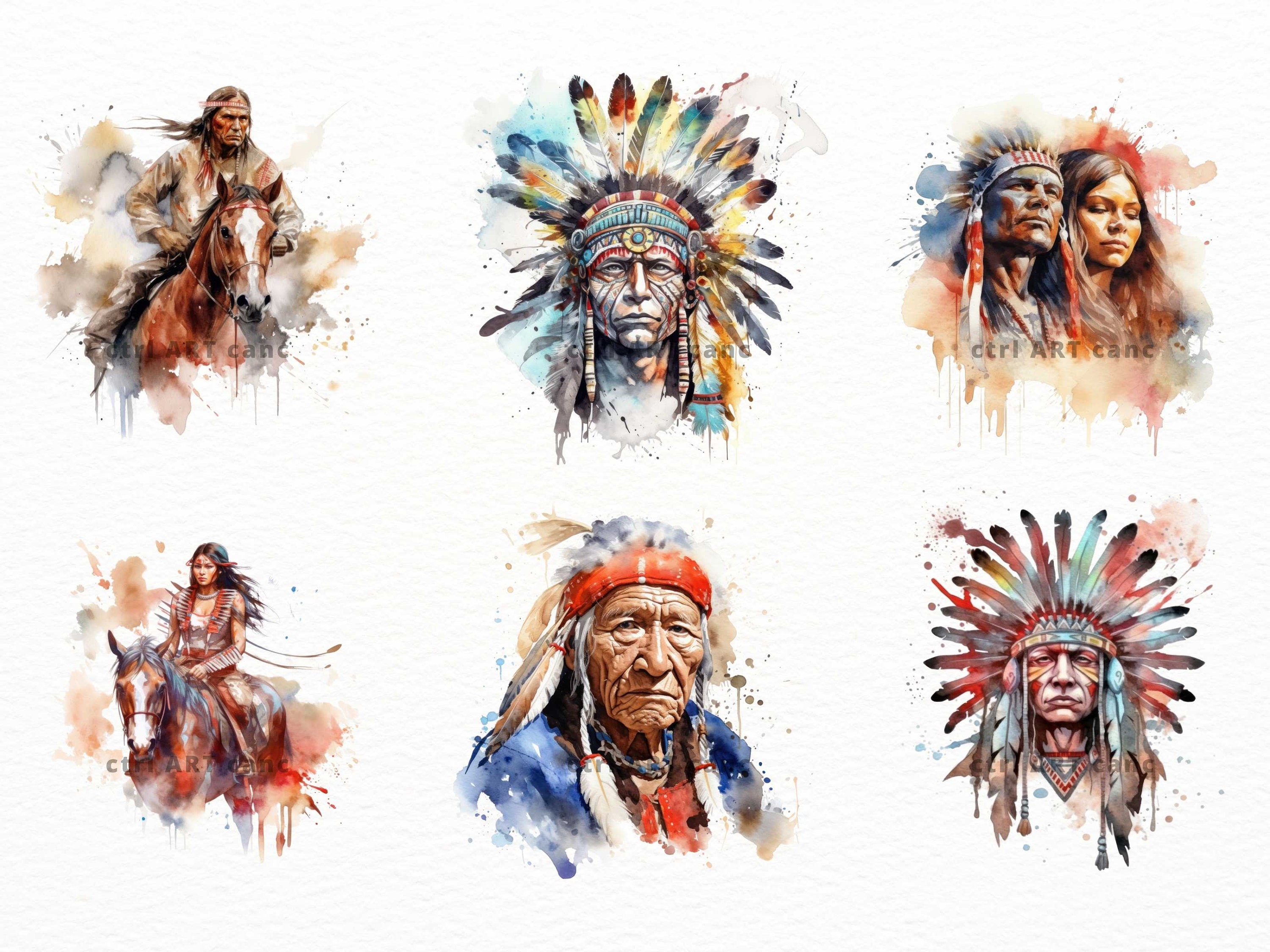 Native American Clipart Apache Clipart Sioux Clipart - Etsy Australia
