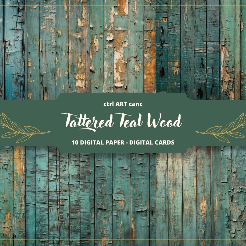 Teal Wood Decor - Etsy