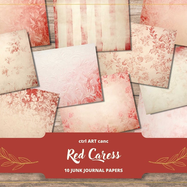 Red Wallpaper - Etsy
