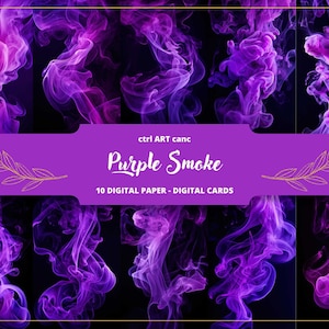 Smoke Printable Paper Smoke Effect Screen Smoke Purple Smoke Printable ...