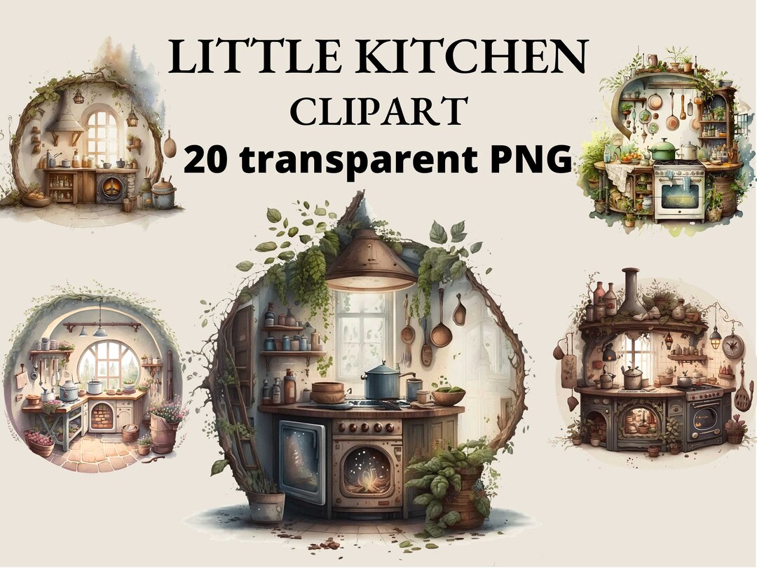 20 Little Kitchen Clip Art, Kitchen Drawing, Fantasy Drawings, Fairy ...