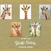 Giraffe Illustration Art: POD Animal Images, Digital Paper (commercial ...