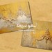 Tattered Yellow Digital Paper Yellow Journal Paper for Junk Journal ...