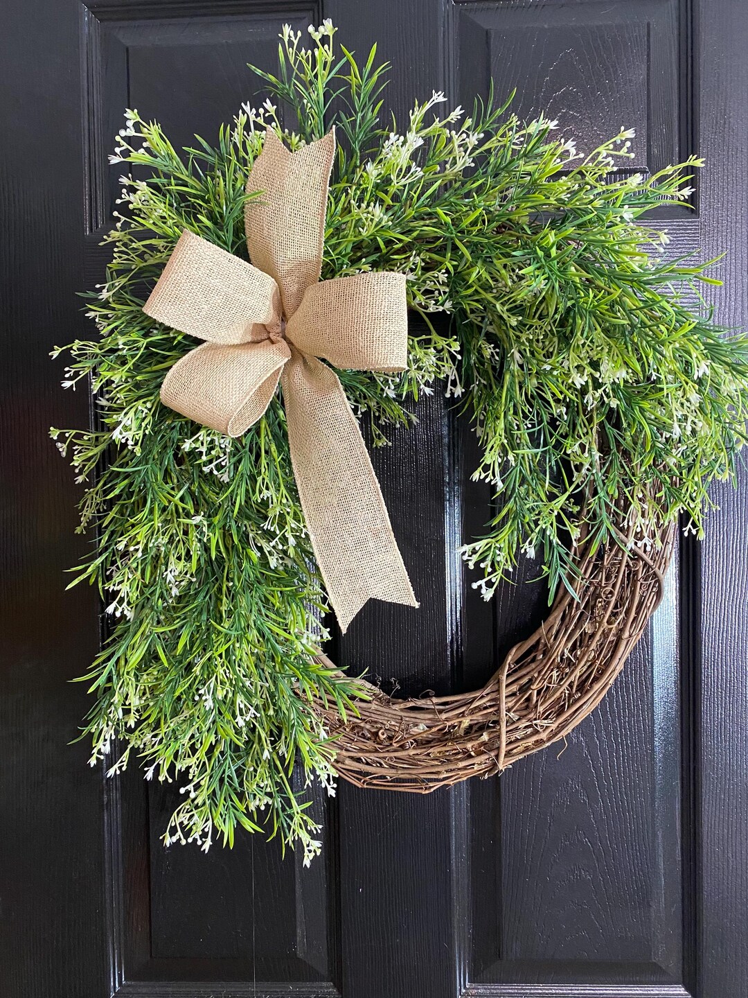 Everyday Wreath, Farmhouse Wreath, Year-round Wreath, Greenery Wreath ...