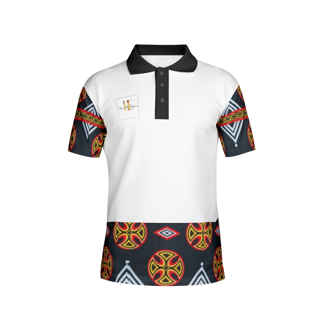 Afro Print Toghu Men Polo Shirts 1 - Etsy