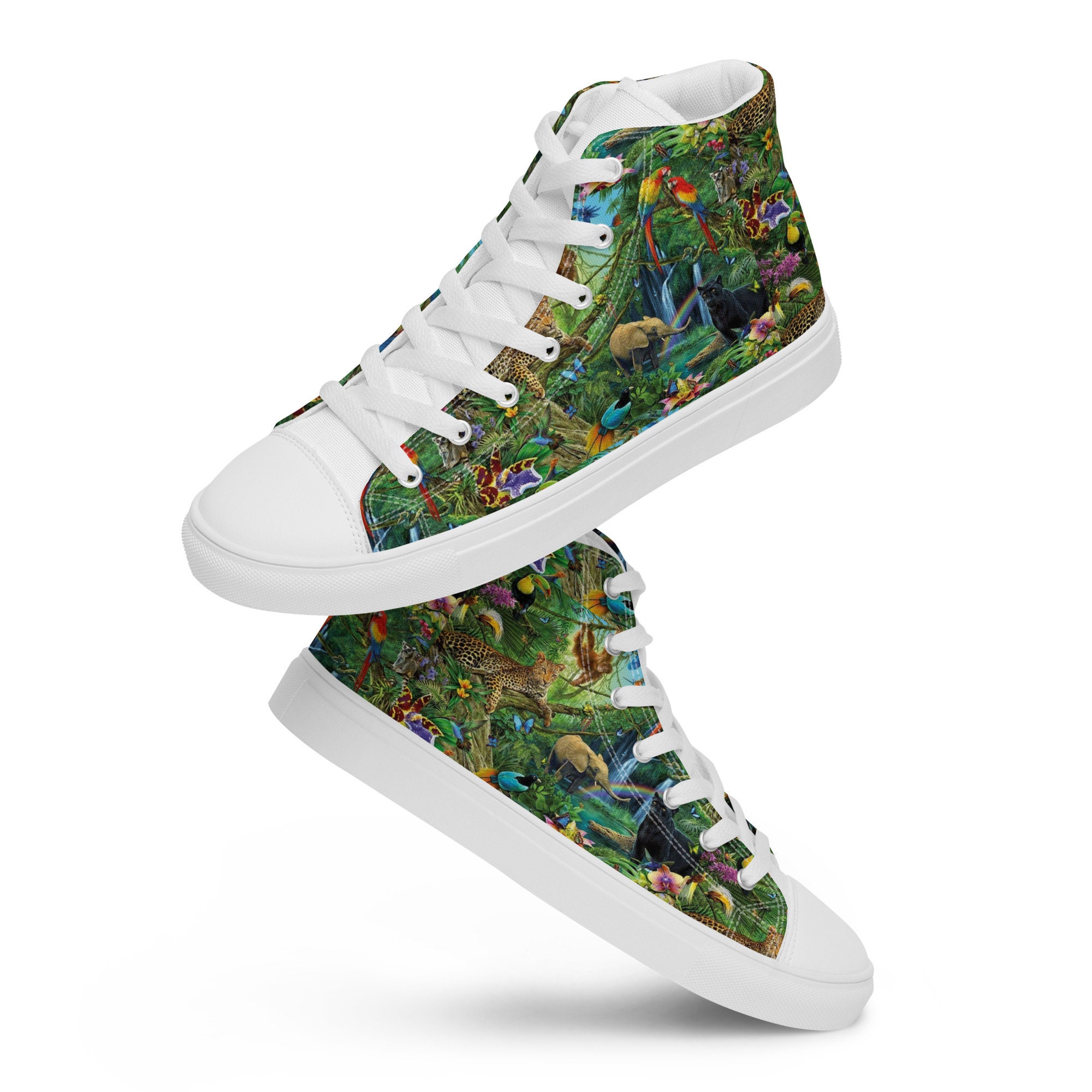 HE Rainforest High Top Women’s Shoes - Etsy