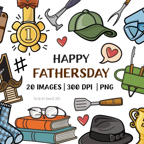 Fathers Day Clip Art - Etsy