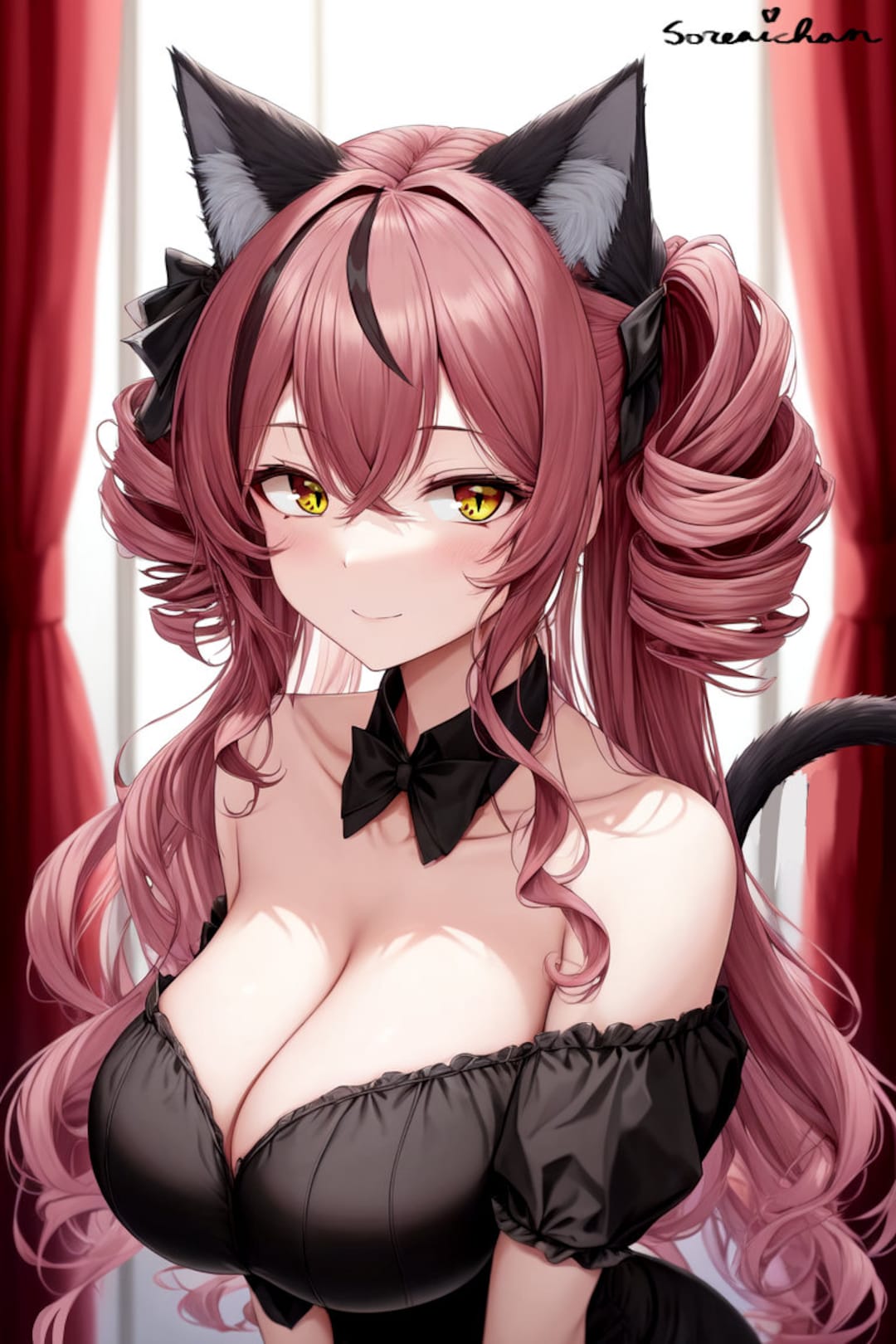 Neko Hime Sexy Cat Girls Series A5,A4,A3 Prints original - Etsy