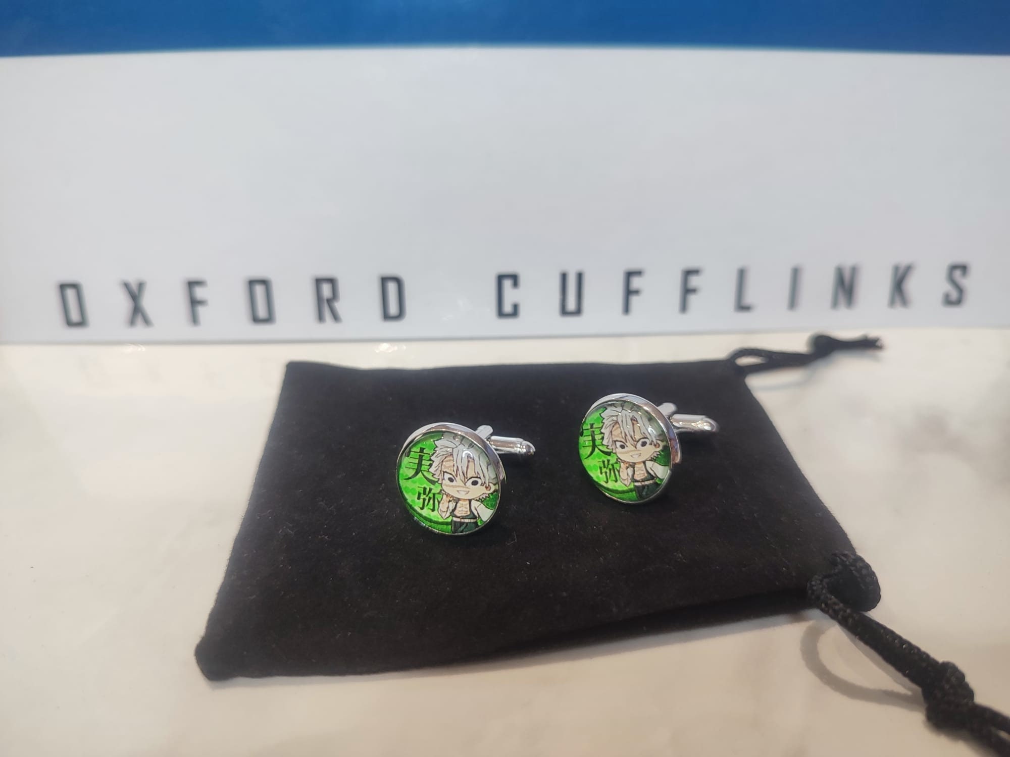 Demon Slayer Sanemi Shinazugawa Anime Cufflinks. - Etsy