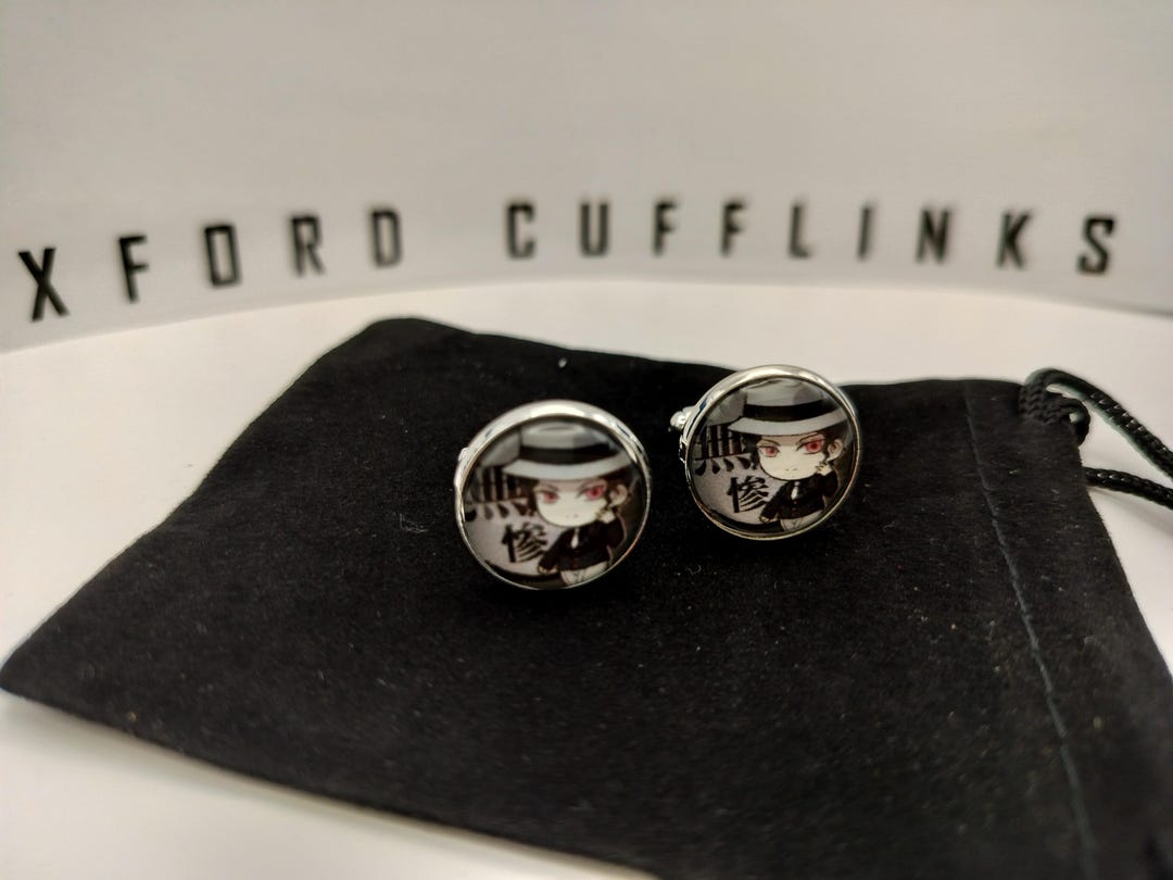 Demon Slayer Muzan Kibutsuji Anime Cufflinks. - Etsy UK