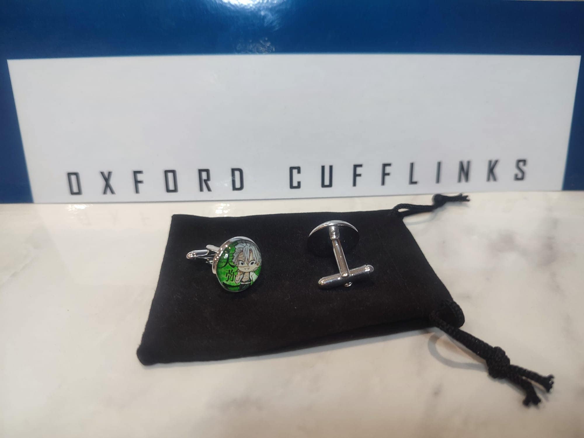 Demon Slayer Sanemi Shinazugawa Anime Cufflinks. - Etsy