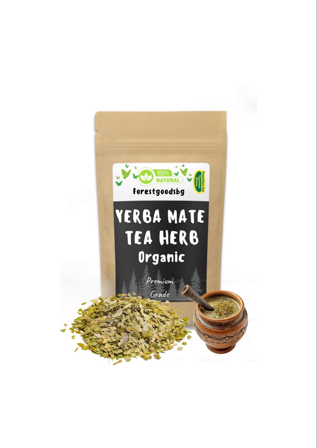 Organic Yerba Mate,ilex Paraguariensis,brazilian Yerba Mate, Mate Tea ...
