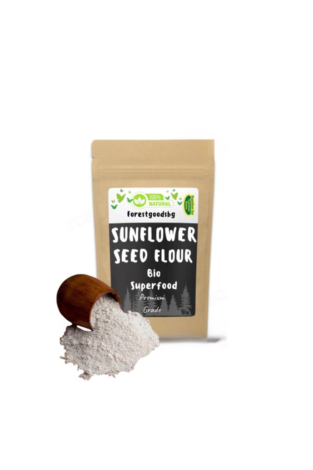 Organic Sunflower Seed Flour,superfood,bio Superfood,high Protein Food ...