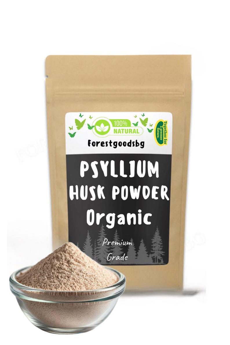 Psyllium Husk Powder ,plantago Ovata, Organic - Etsy