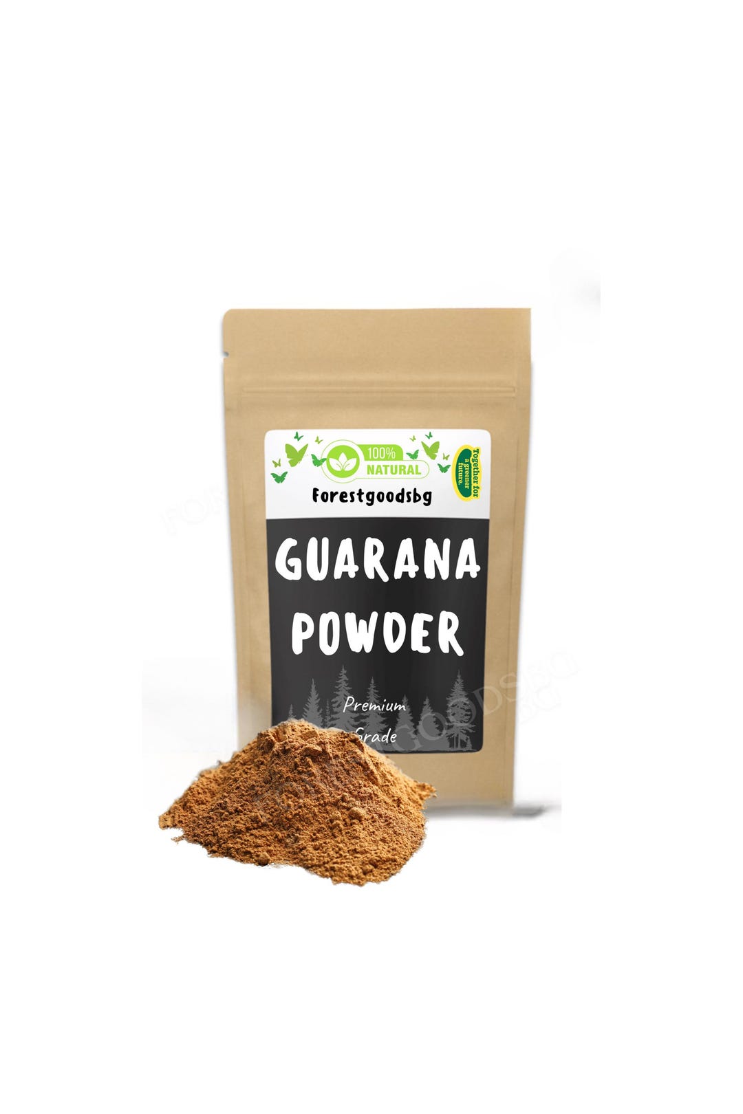 Organic Guarana Seed Powder,paullinia Cupana,natural Energy Booster ...