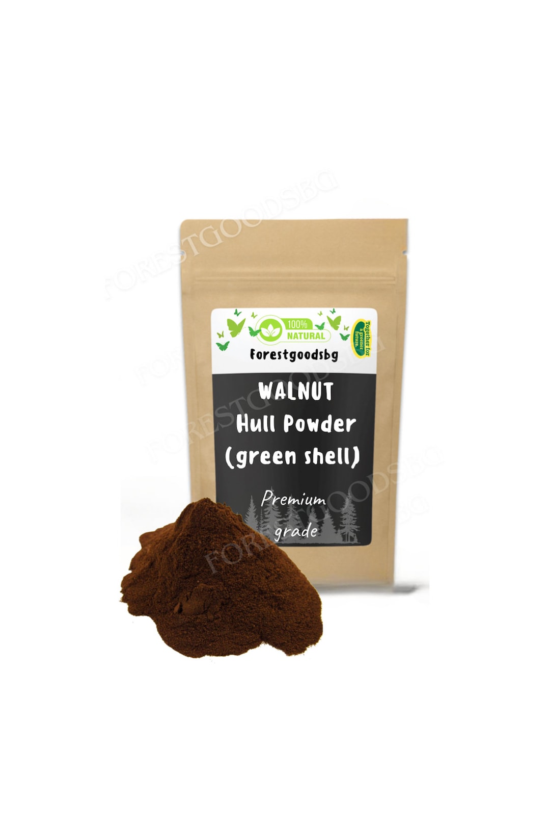 Organic Walnut Hull Powder(green Shell),perfect for Dyeng,crafting and ...