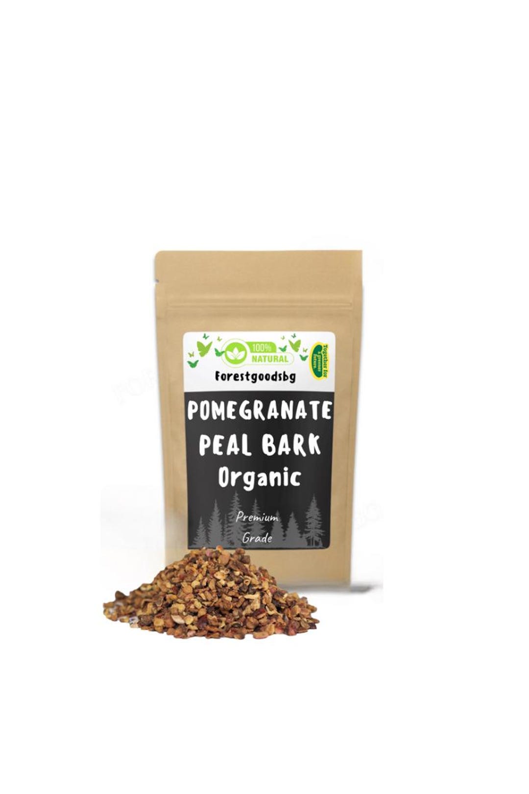 Organic Pomegranate Bark,punica Granatum,dried Bark for Tea and ...