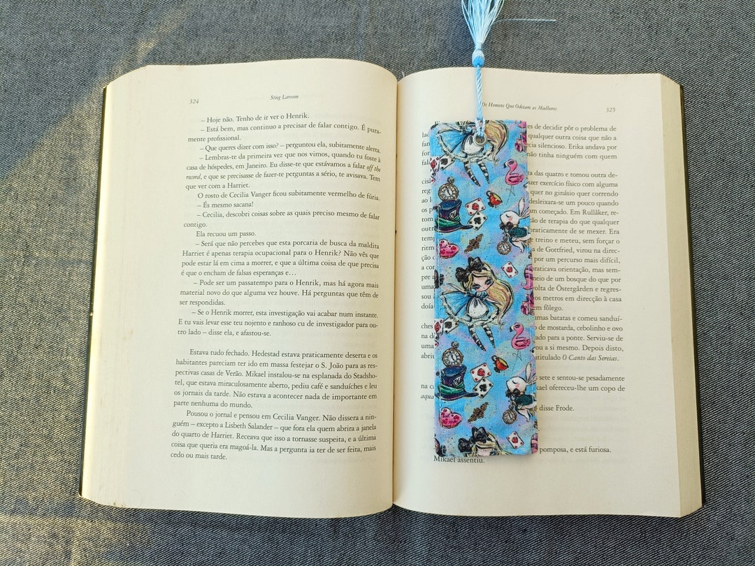 Alice in Wonderland Bookmark Alice Wonderland Literary Gifts - Etsy