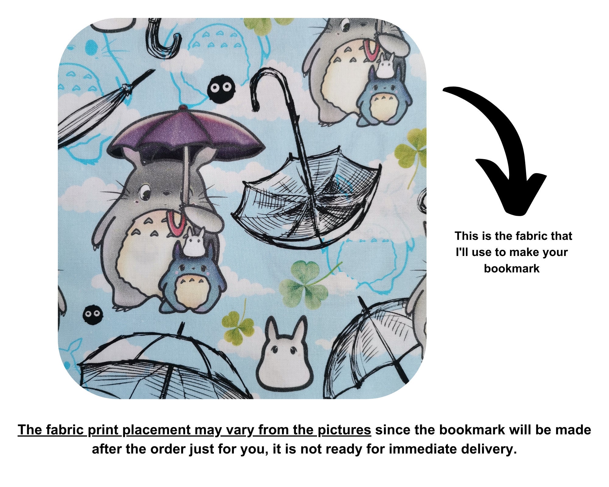 Studio Ghibli Bookmark Literary Gifts Totoro for Booklover Ghibli ...
