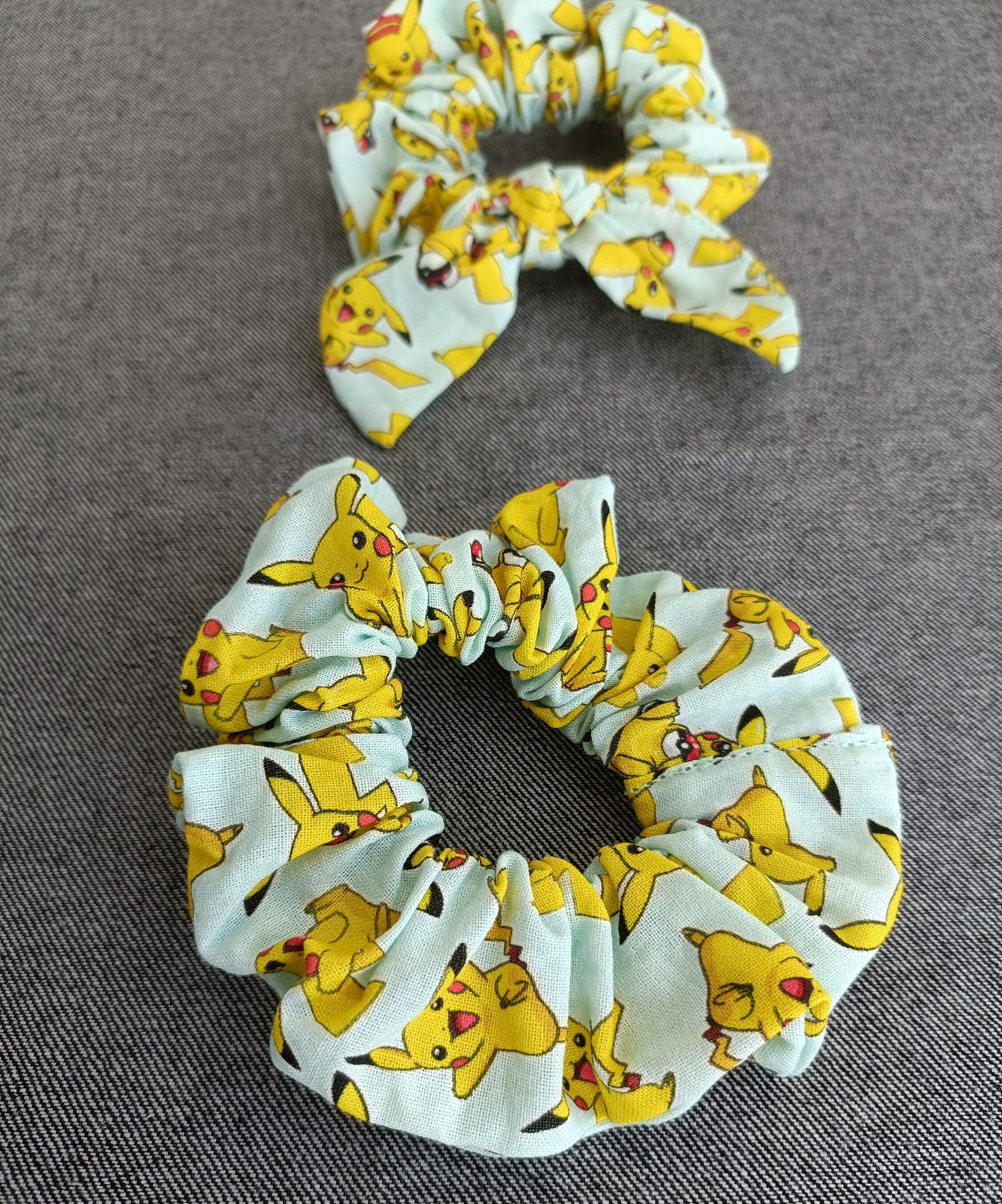 Pikachu Scrunchie Gift for Her Pokemon for Girl Pikachu - Etsy