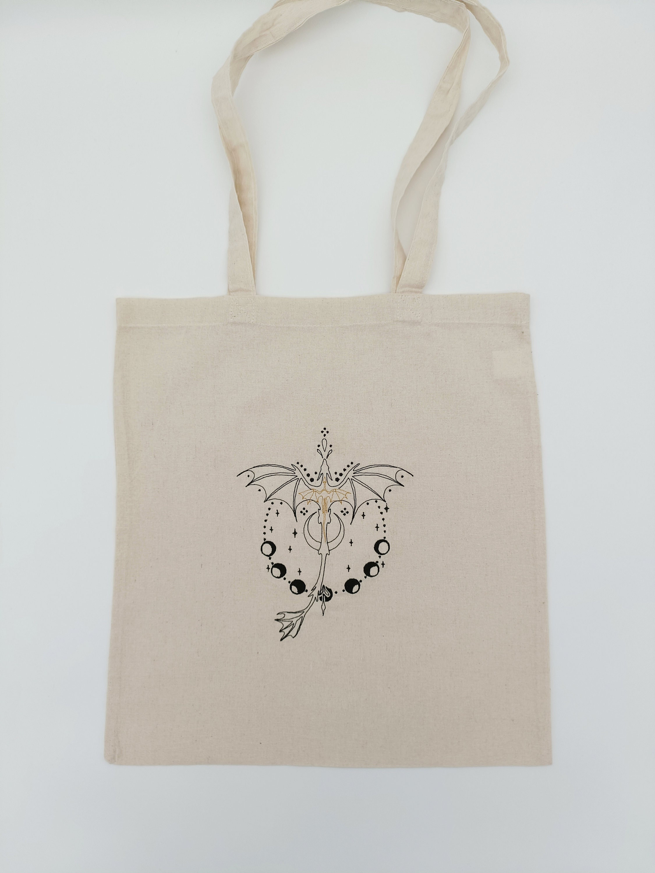 Fourth Wing Embroidered Tote Bag Fourth Wing Merch Embroidered Tote Bag ...