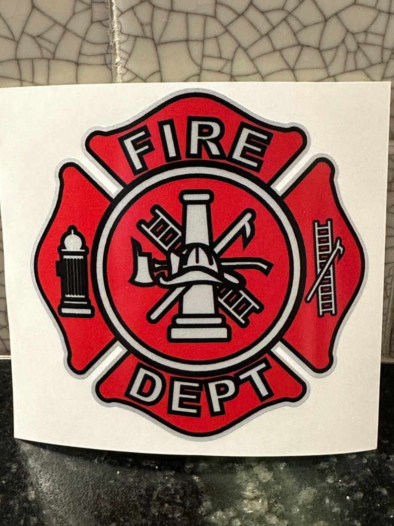 Maltese Cross Reflective Sticker Reflective Car Window Sticker ...