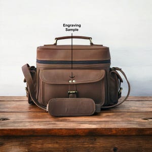 Personalized Leather Camera Case for Women Men Crossbody Camera Bag ...