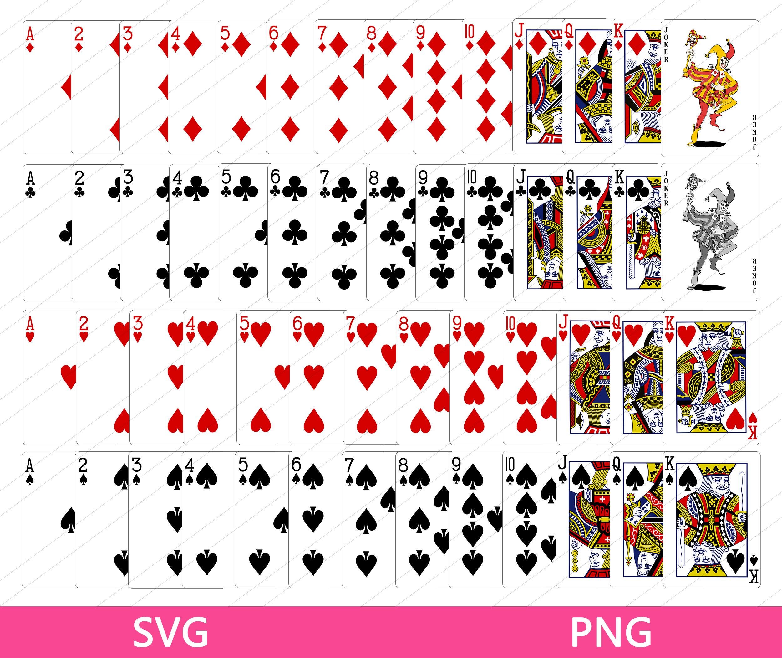 Playing Cards Svg,playing Cards Vector,playing Cards Decoration,playing ...
