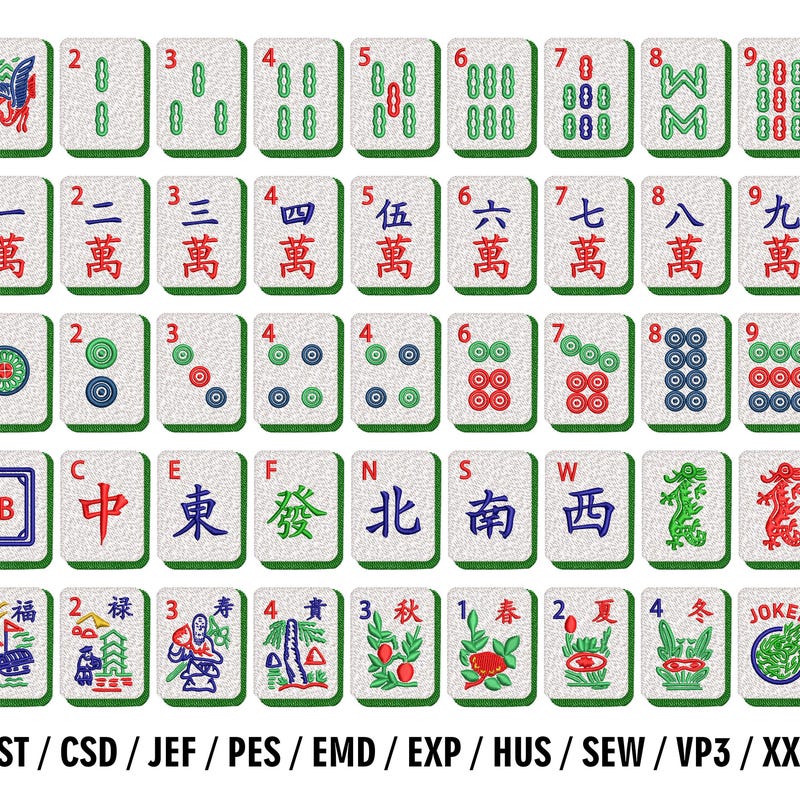 Mah Jongg Art - Etsy