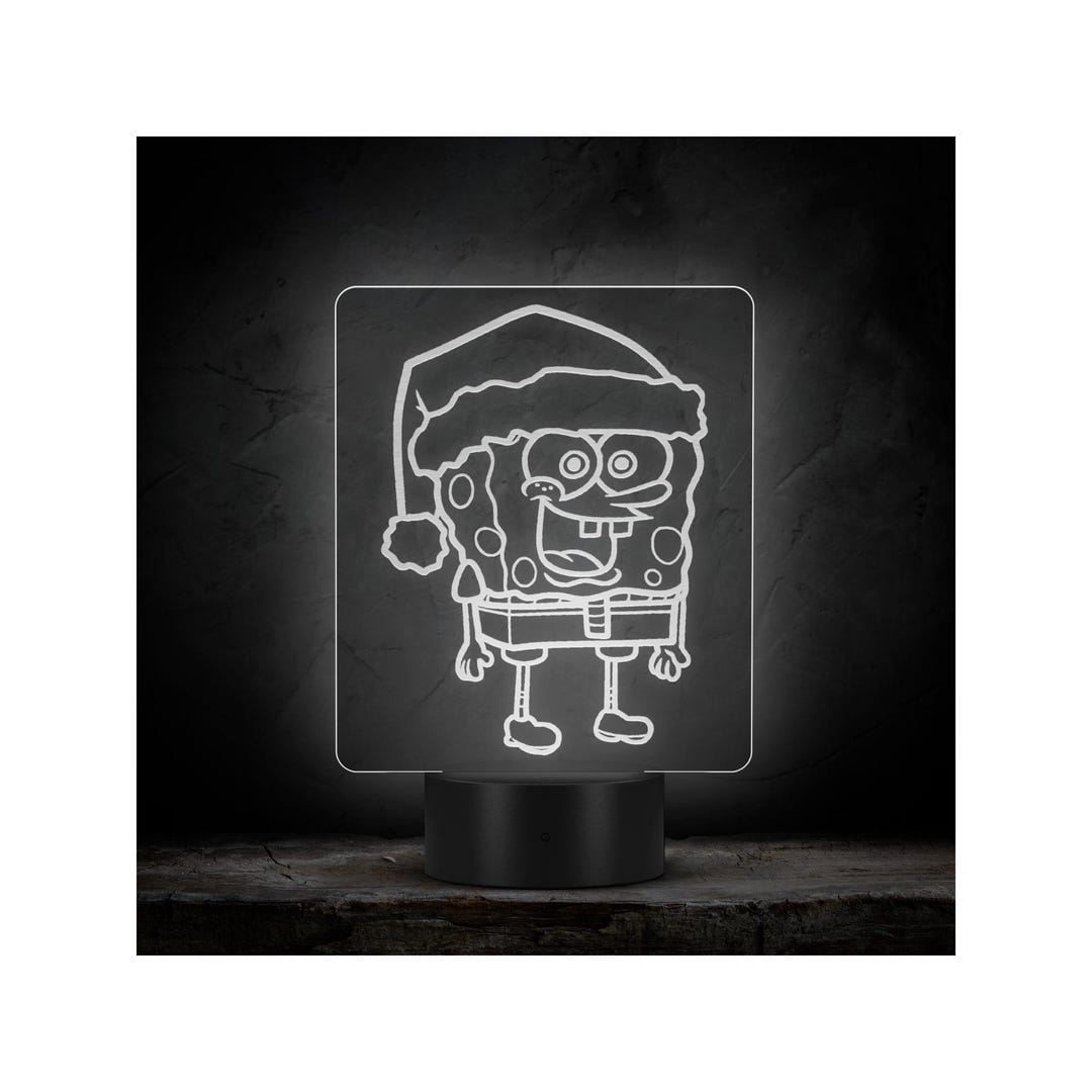 Spongebob Night Light, Perfect Christmas Gift Idea, Multi-colored LED ...