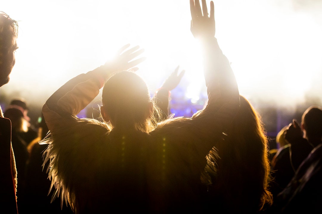 Hands in the Air Rave Photo, Ravers Wall Art, Dance Music Print, Live ...