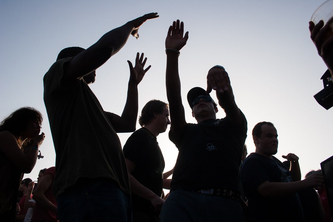 Hands in the Air Rave Photo, Ravers Wall Art, Dance Music Print ...