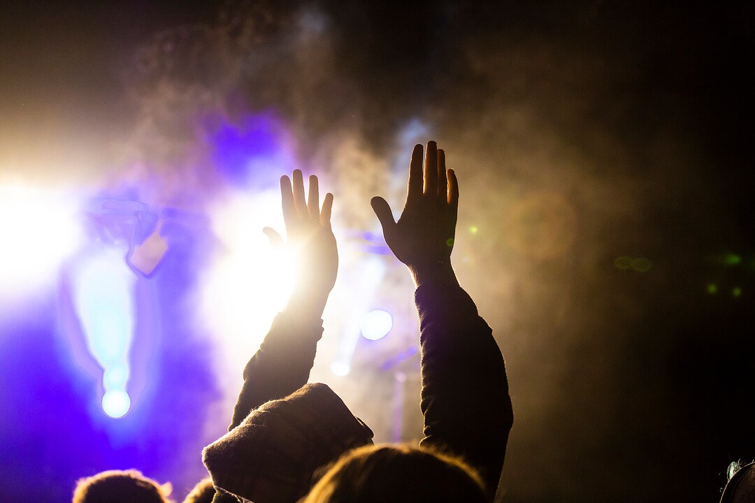 Hands in the Air Rave Photo, Ravers Wall Art, Dance Music Print, Live ...