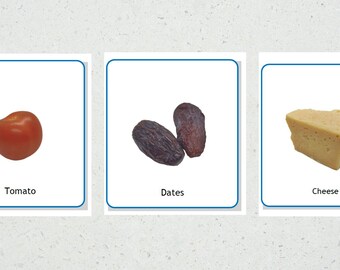 248 Food Flashcards for Kids and Toddlers Printable Cards for ...
